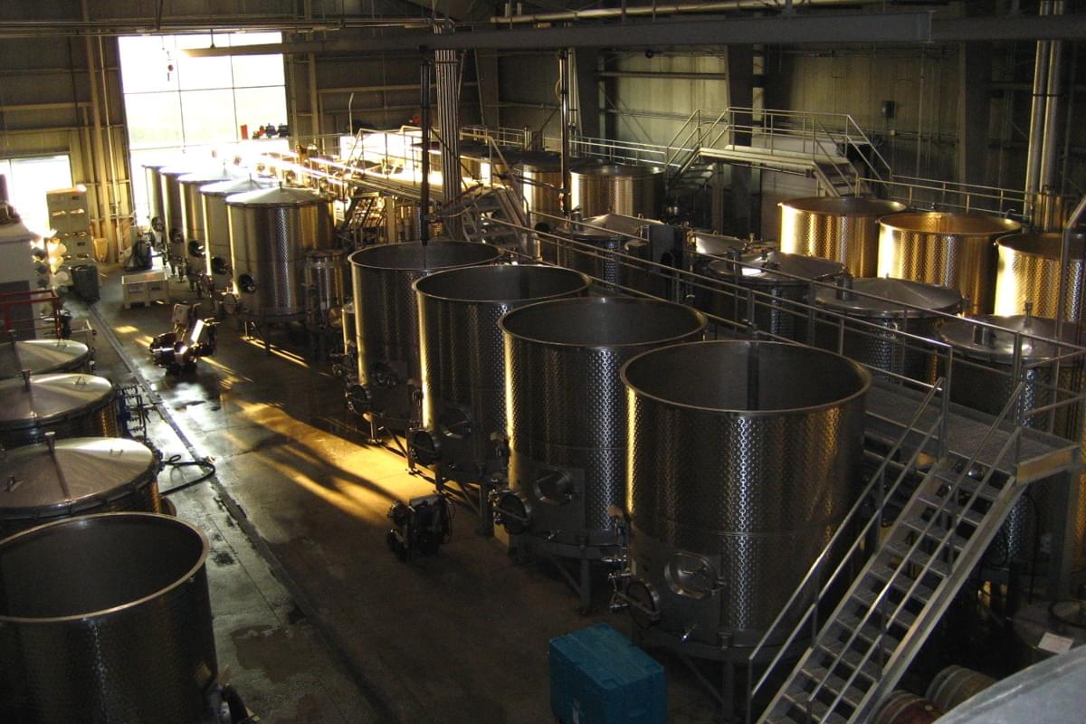 Red Fermentation Vessels - the drifting winemaker